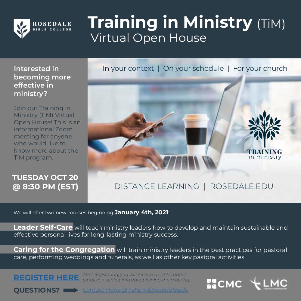 TiM Virtual Open House - LMC – a fellowship of anabaptist churches